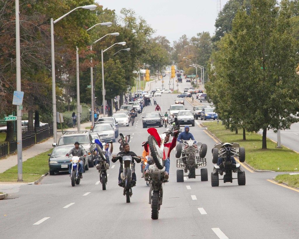 Daredevil bikers have posted videos of them playing chicken with ...