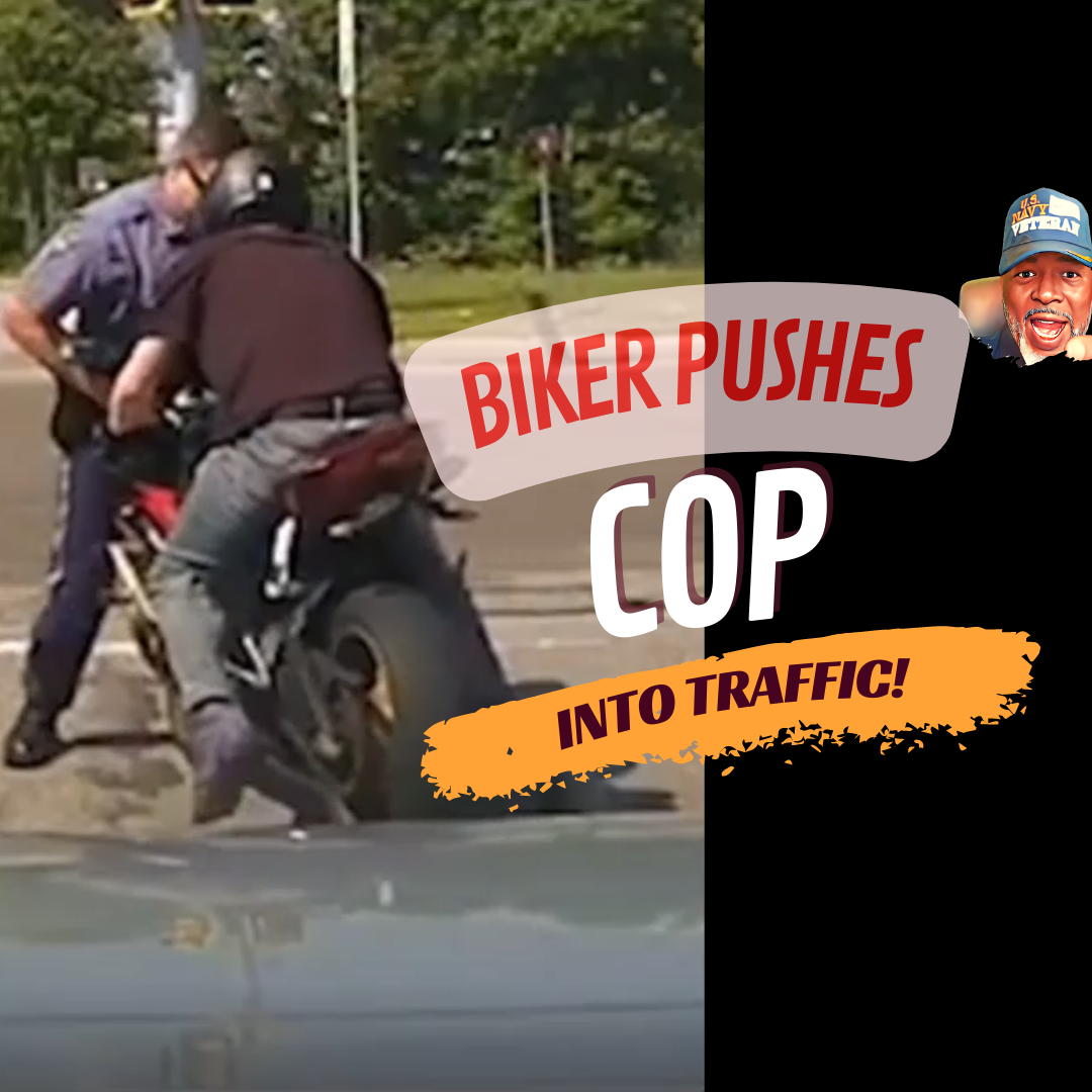 Biker Pushes Cop Into Oncoming Traffic – Black Dragon Biker News